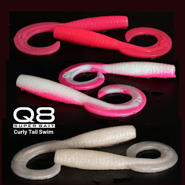 Q8 Super Bait Curly Tail Swim – Grumpys Tackle