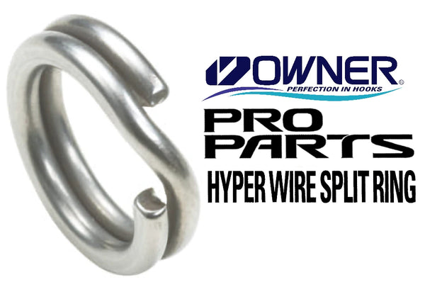 Owner Hyper Wire Split Rings – Grumpys Tackle