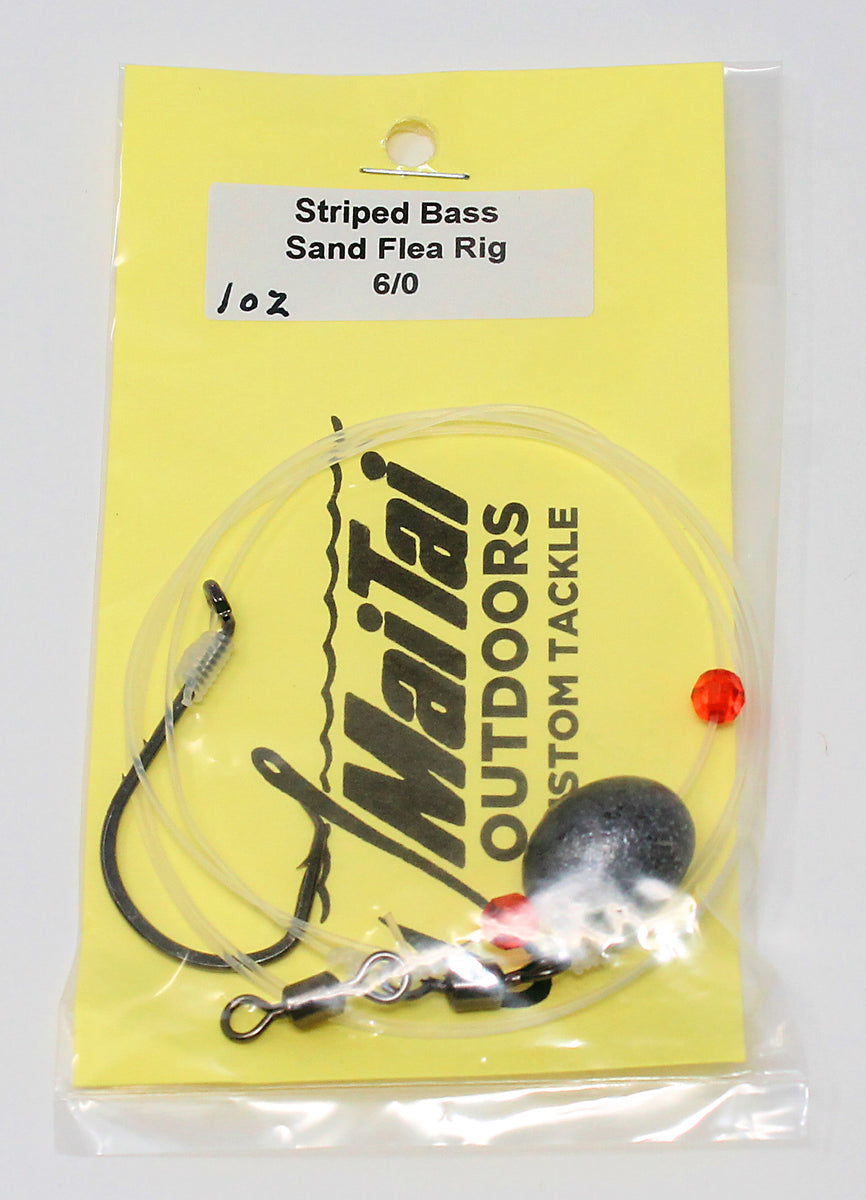 MaiTai Striped Bass Sand Flea Rig – Grumpys Tackle