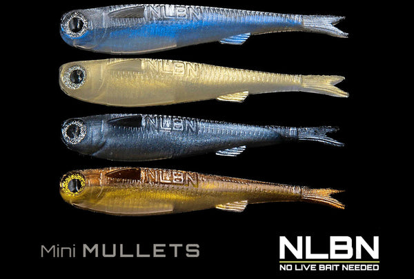 No Live Bait Needed (NLBN) Mini Mullet – Grumpys Tackle