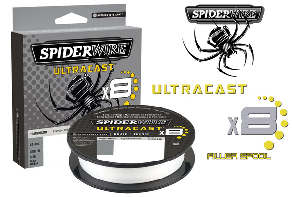Spiderwire Ultracast® Invisi-Braid Filler Spool – Grumpys Tackle