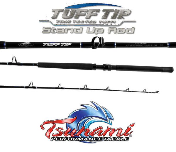 Tsunami Tuff Tip Stand-Up Rod – Grumpys Tackle
