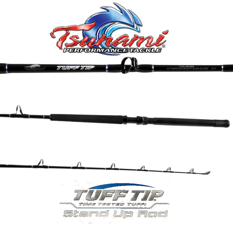 Tsunami Tuff Tip Stand-Up Rod – Grumpys Tackle
