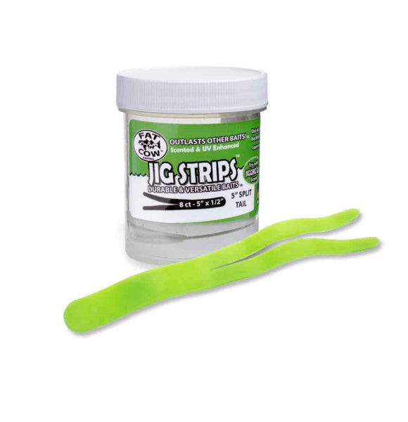 Fat Cow Split Tail Jig Strips – Grumpys Tackle